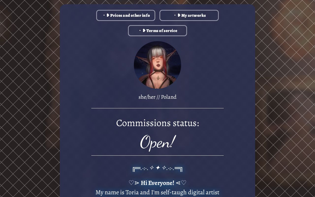 -ˋˏ ༻Toria.Sheep’s Web ༺ ˎˊ-